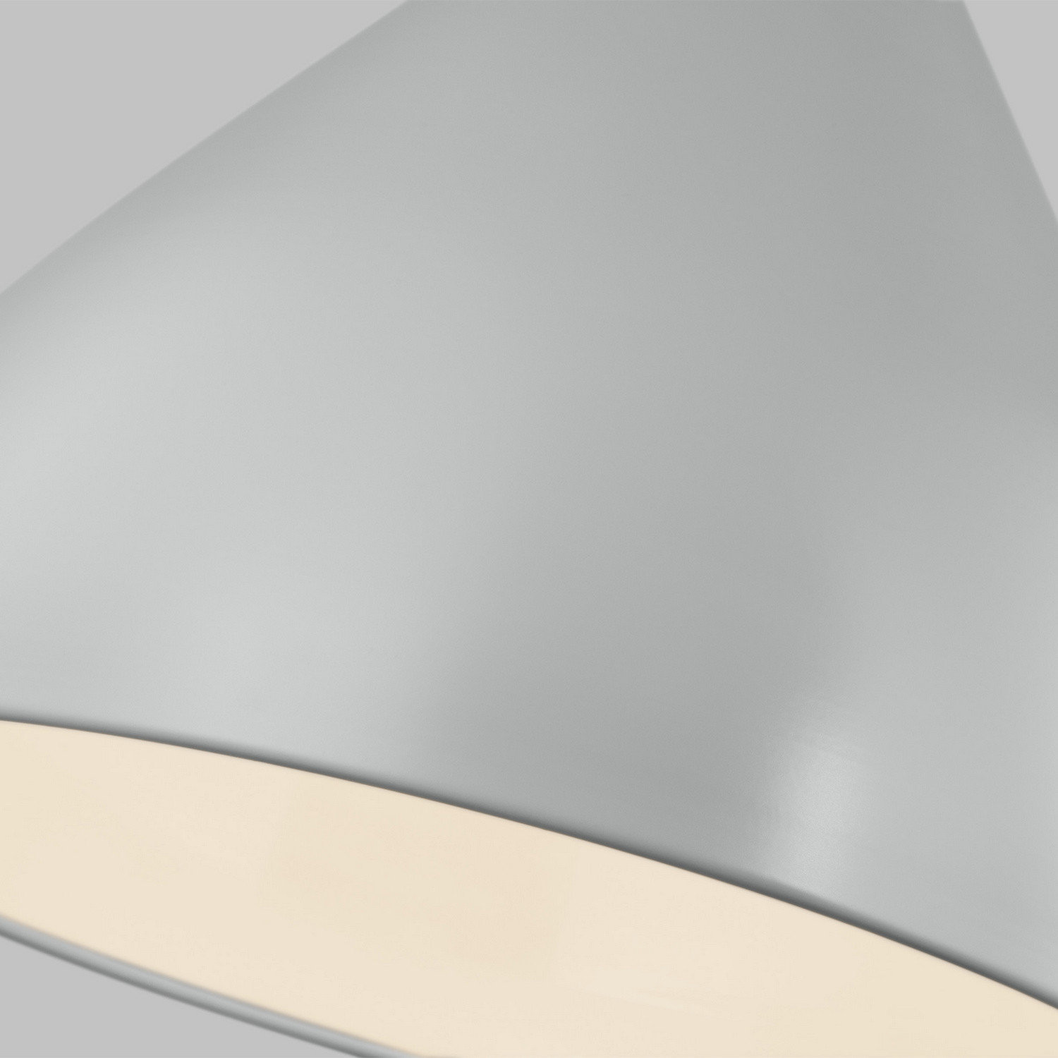 Matte Grey LED Pendant from the Oden Collection, 14.000 - Modern ...