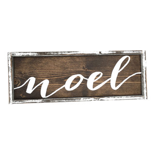 Noel Handcrafted Wooden Sign - Farmhouse - Novelty Signs - by Simply ...