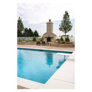 Wadsworth, IL Swimming Pool and Hot Tub - Traditional - Pool - Chicago ...