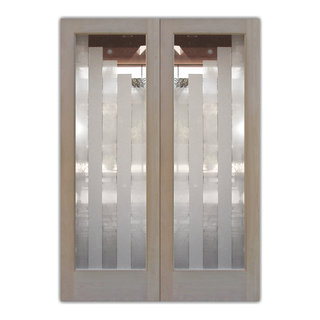 Front Doors - Towers Frosted Glass Design - 30" x 80" - CUSTOMIZE ANY ...