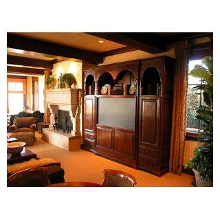 Traditional entertainment center - Traditional - Living Room - Los ...