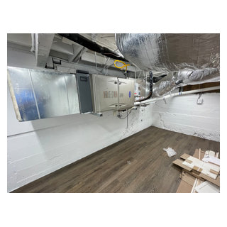 This old house remodel Installed new central heating & cooling system ...