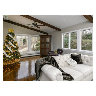 Gorgeous Living Room with New White Windows - Renewal by Andersen ...