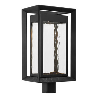 Urbandale LED Outdoor Post Fixture in Textured Black - Transitional ...