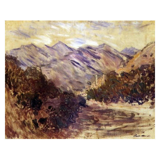 Claude Oscar Monet The Valley of the Nervia With Dolceacqua Gallery ...