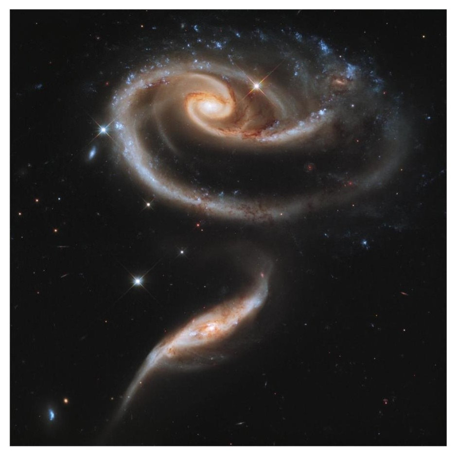 "Interacting Galaxies" Digital Paper Print by NASA, 20"x20", 20"x20 ...