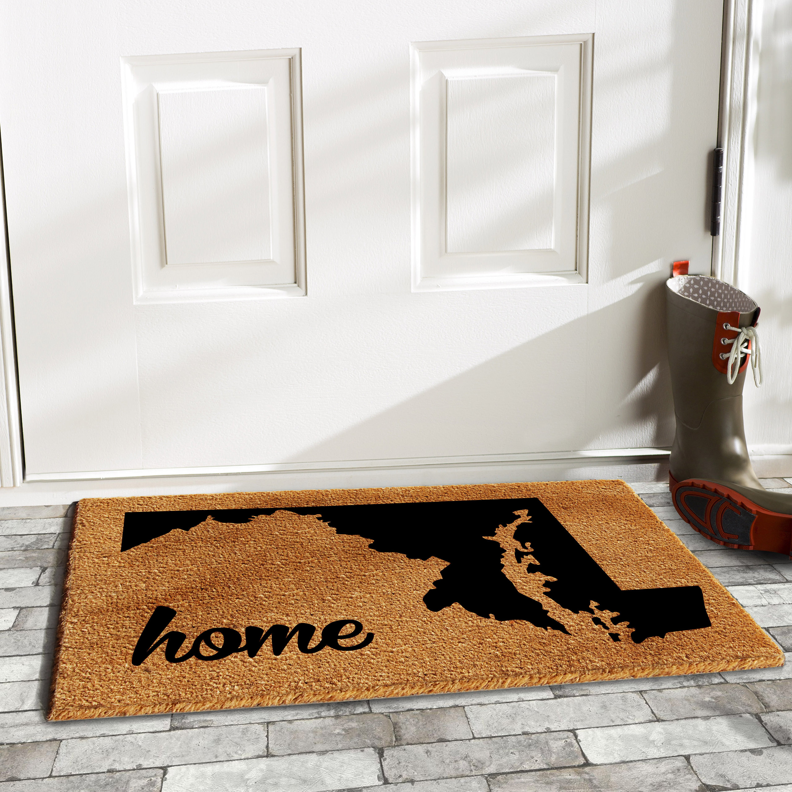 Maryland Doormat, 18"x30" - Contemporary - Doormats - by Home & More ...