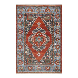 Safavieh Vintage 5' x 7'6" Rug in Rust and Blue, 5' x 7'6 ...
