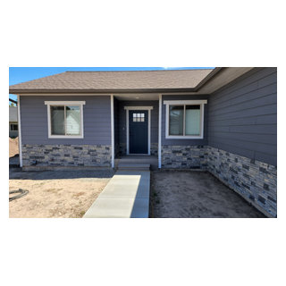 Northern Slate Stacked Stone DIY Home Wainscoting - Exterior - Denver ...