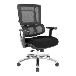 Vertical Black Mesh Back Chair - Contemporary - Office Chairs - by ...