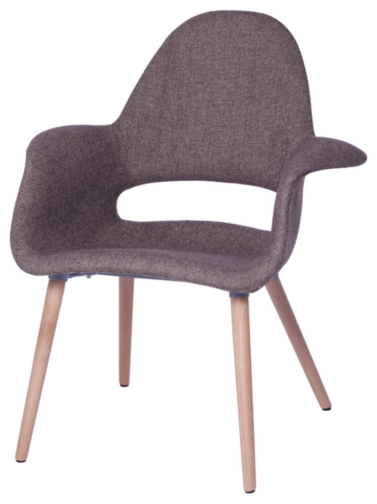 Modern Classics Forza Dining Chair, Gray, 36"H x 28"W x 24"D ...