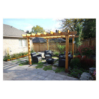 Pergola & Fire Bowl - Contemporary - Toronto - by TriGreen Landscape ...