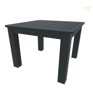 Square 42x42 Dining Table, Weathered Acorn - Transitional - Outdoor ...