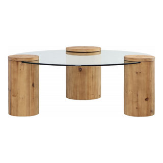 Vera Coffee Table, Natural - Transitional - Coffee Tables - by Karina ...