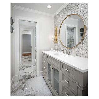 Dallas Jack & Jill Guest Bath Remodel - Contemporary - Bathroom ...