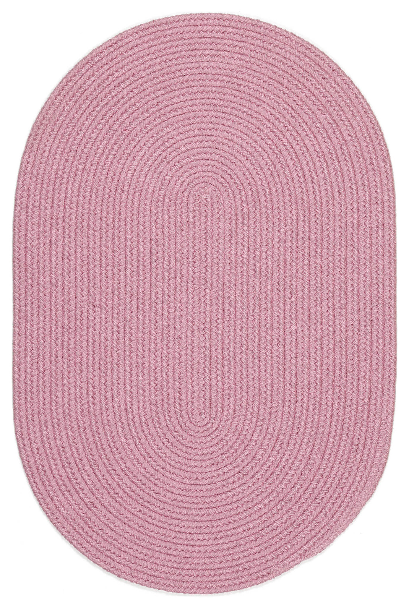 Lullaby Childrens Solid Braided Rug, 3'x5' Oval - Contemporary - Kids ...