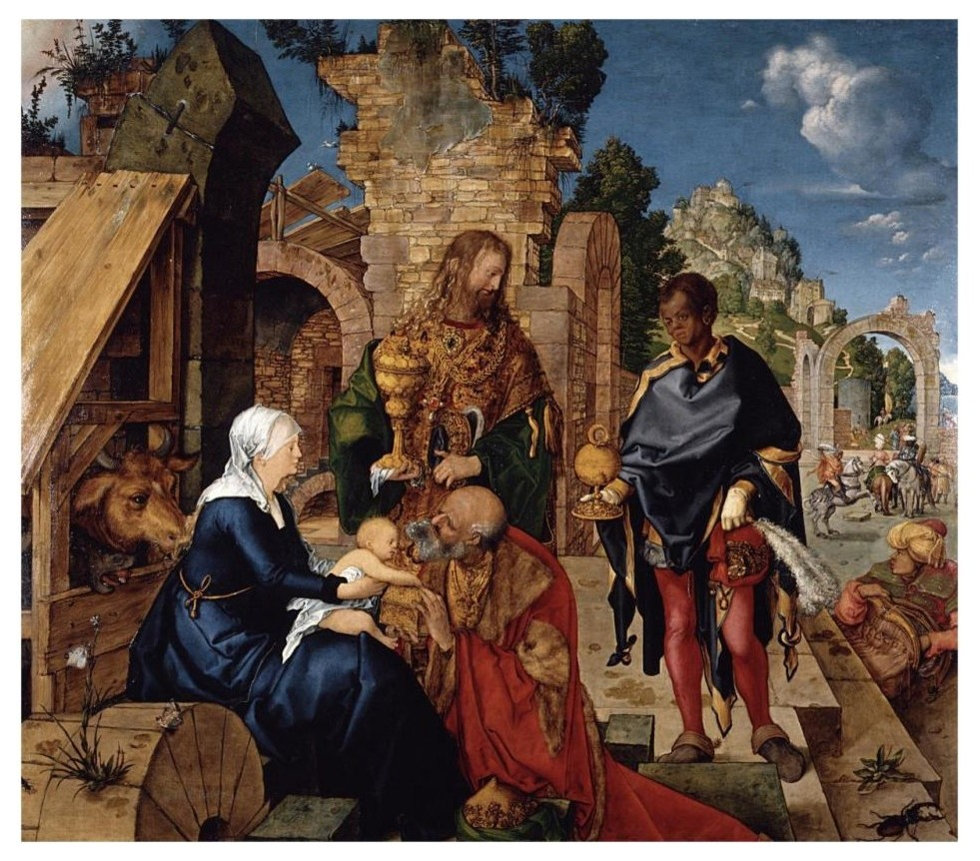 "Adoration of The Magi" Digital Paper Print by Albrecht Durer, 18"x16 ...