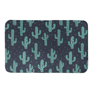 Cactus Bath Mat - Southwestern - Bath Mats - by Designs Direct | Houzz
