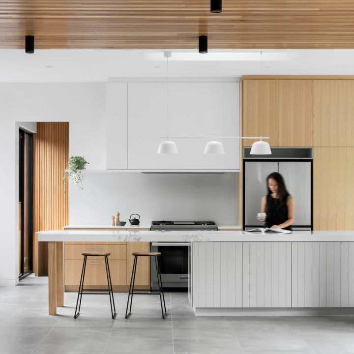 75 Beautiful L-shaped Open Plan Kitchen Ideas & Designs - September ...