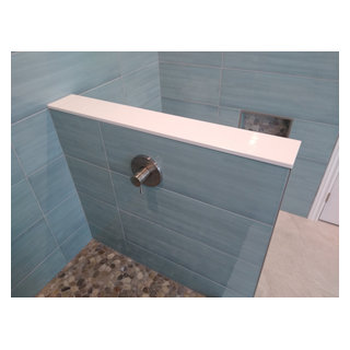 Shower Control With Knee Wall - Contemporary - Bathroom - Toronto - by ...