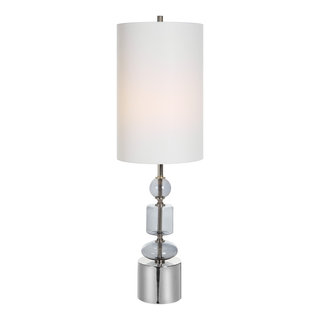 Stratus Gray Glass Buffet Lamp - Transitional - Table Lamps - by Ownax ...