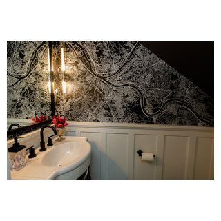 Powder Room - Mapped Out! - Contemporary - Powder Room - Other - by ...