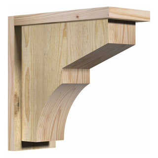 Monterey Corbel w/Backplate, 14"Dx14"H - Transitional - Corbels - by ...