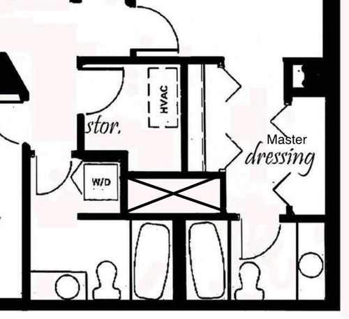 Master Bath - Solution to Vanity-Blocking Toilet?