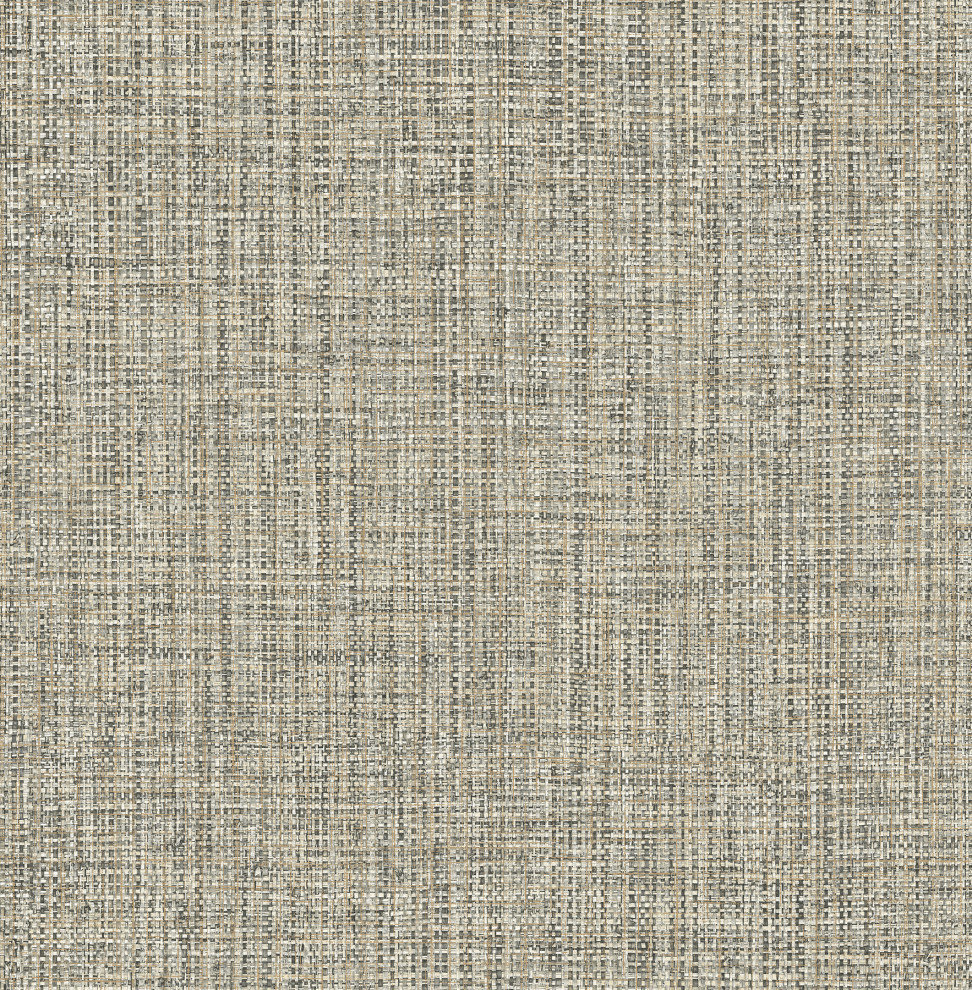 Rattan Coffee Woven Wallpaper, Sample - Contemporary - Wallpaper - by ...