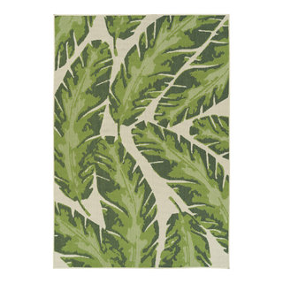 Kaleen Amalie Collection Aml11-96 Lime Green Runner 2'2"x8' - Tropical ...