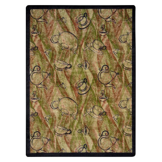 Kaleidoscope, Whimsical Area Rugs Fresh Brew Rug, 5'4" x 7'8 ...