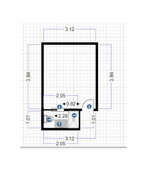 Is a 2m by 1m space big enough for an en-suite? | Houzz UK