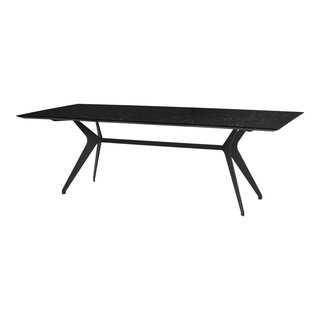 Daniele Black Ceramic Dining Table, HGNE269 - Transitional - Dining ...