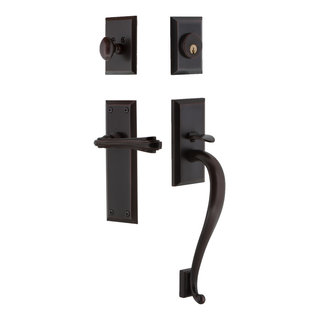 Nostalgic Warehouse New York Plate S Grip Entry Set Fleur Lever ...