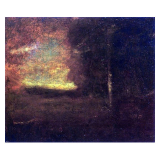 George Inness Sunset Landscape Gallery Wrap Canvas, 16x20 - Traditional ...