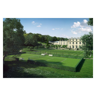 Benham Park - 3D renders - Farmhouse - Exterior - Berkshire - by ...