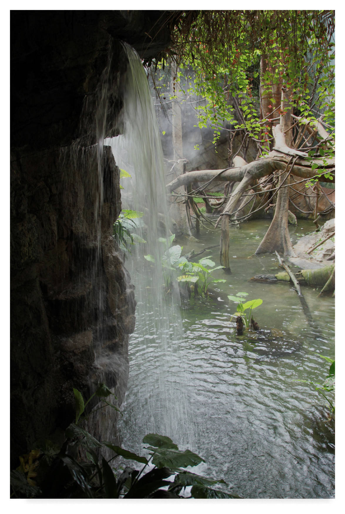 "Waterfall" by Robert Michaud, Canvas Art, 30"x47" - Rustic - Prints ...