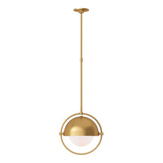 Generation Lighting, TP1101BBS, Large Pendant, Burnished Brass ...