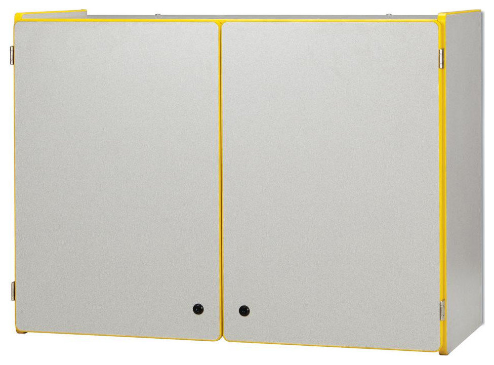 Lockable Wall Cabinet, Blue - Contemporary - Kids Storage Benches And ...