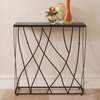 Branches Rust Bronze Accent Console Table, Twig Sofa Open Iron Granite - Transitional - Console ...