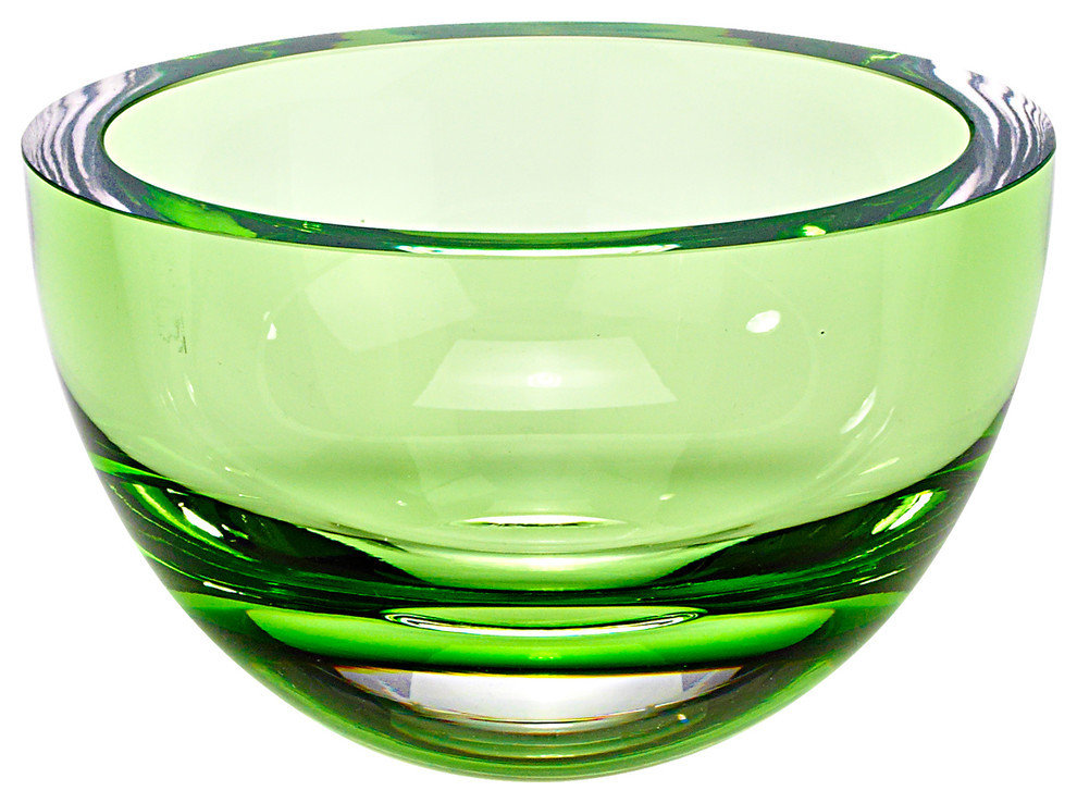 Penelope Emerald Green Bowl - Contemporary - Decorative Bowls - by ...