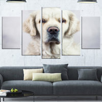 "Sad Looking Beautiful Dog", 60"x32" - Contemporary - Metal Wall Art ...