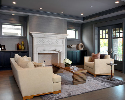 Gray Crown Molding Design Ideas & Remodel Pictures | Houzz