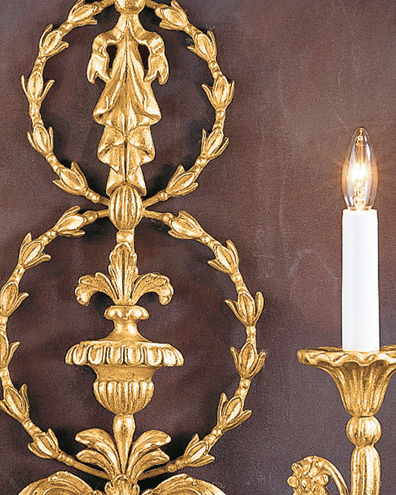 Adam-Style Electrified Wall Sconce - Victorian - Wall Sconces - by ...
