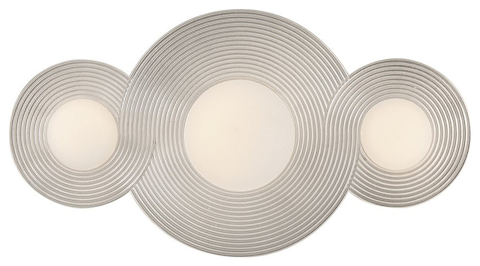 Rhea LED Vanity in Polished Nickel - Contemporary - Bathroom Vanity ...