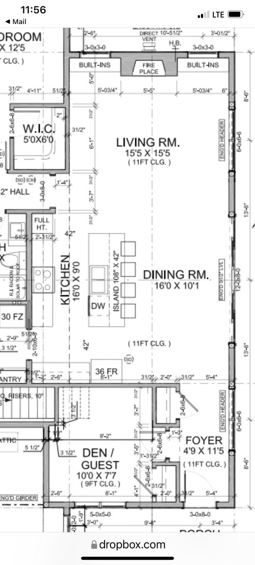 Kitchen layout input