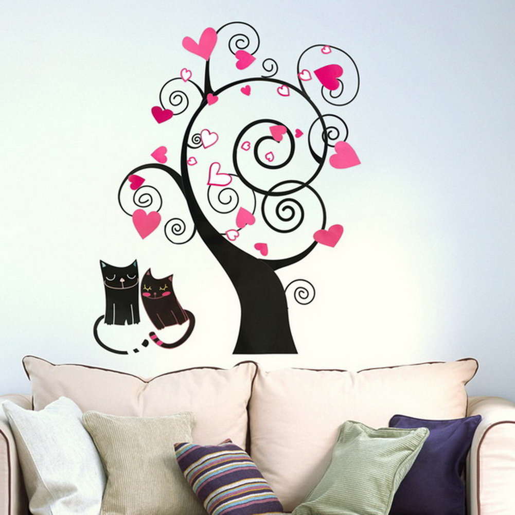 Acacia Tree - Large Wall Decals Stickers Appliques Home Decor ...