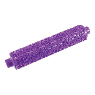 Foxrun Purple Fondant Impression Rolling Pin - Contemporary - Rolling ...