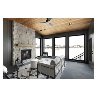 Hollydale Modern Two-Story Spring '23 Dream Home - Modern - Porch ...