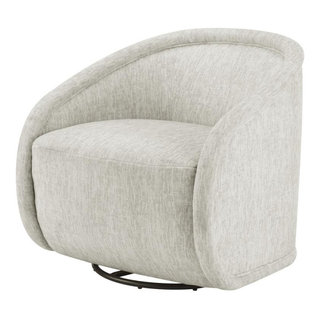 Margareth Fabric Swivel Accent Arm Chair - Contemporary - Armchairs And ...